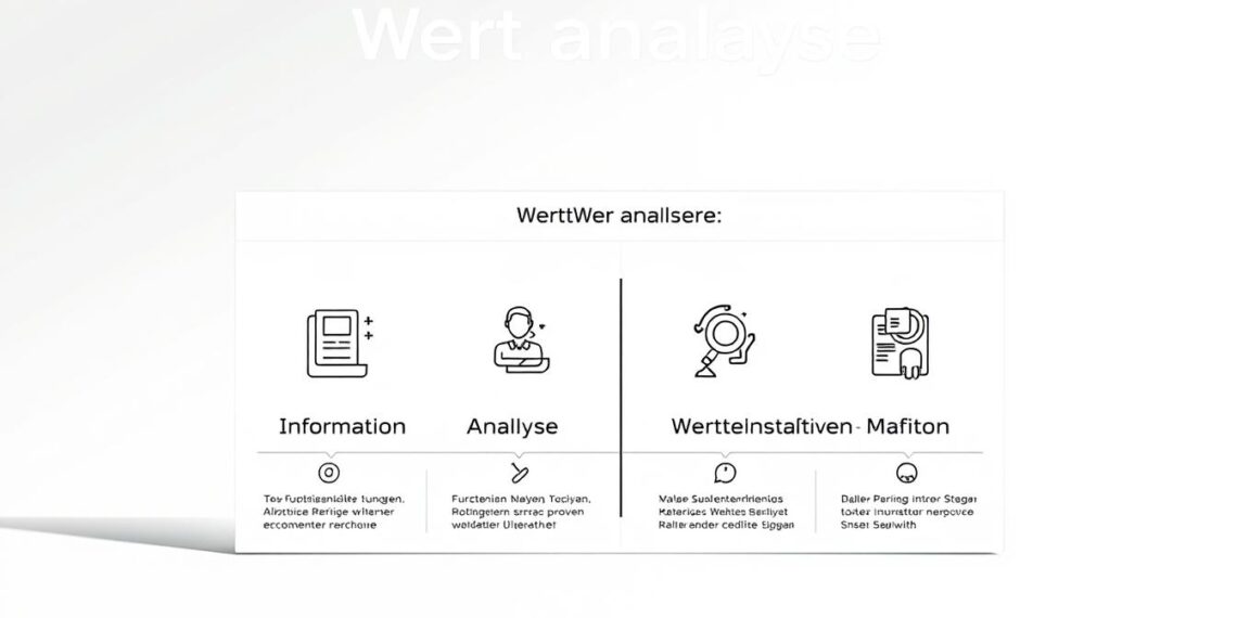 Wertanalyse – Was ist die Wertanalyse?